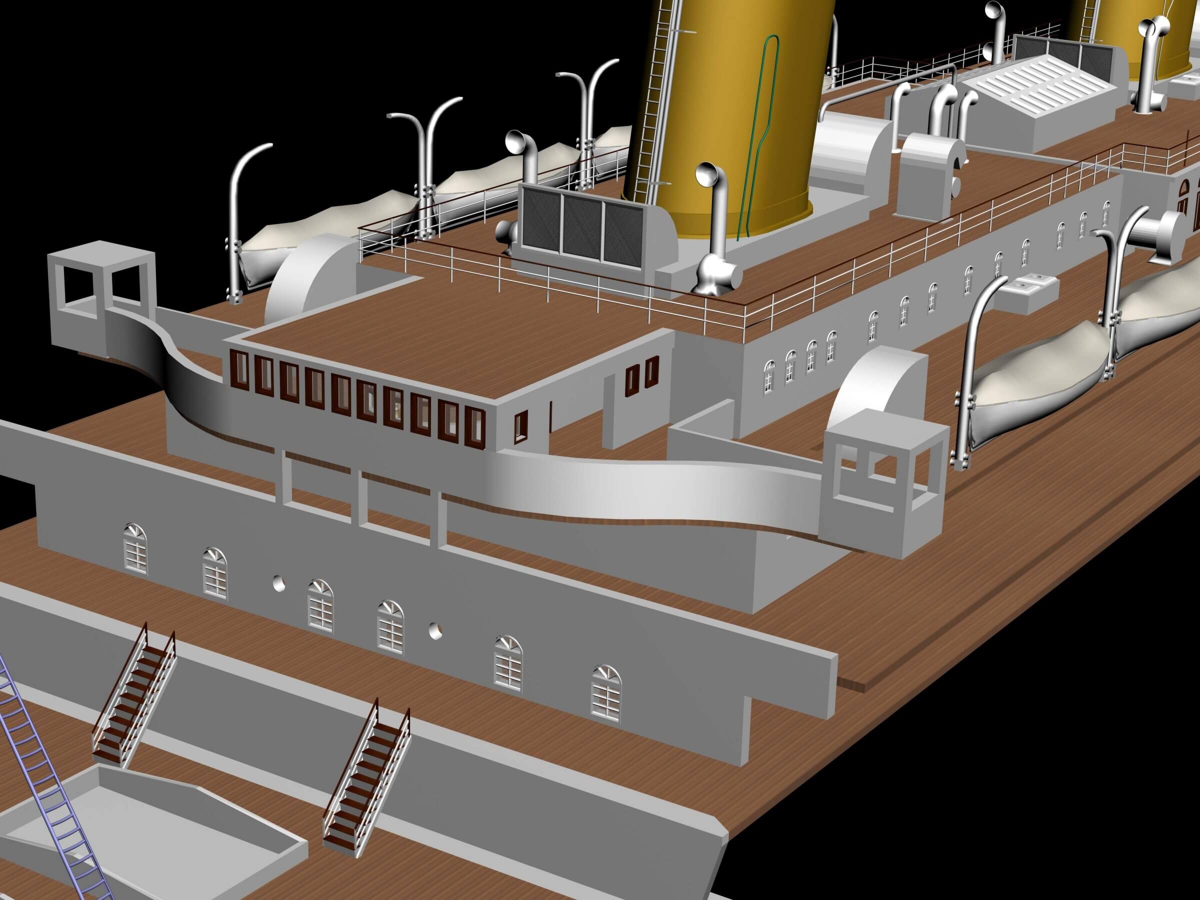 RMS Titanic - 3D Model by Dreamscape Studios