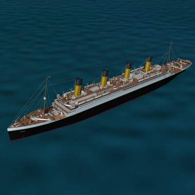 RMS Titanic - 3D Model by Dreamscape Studios