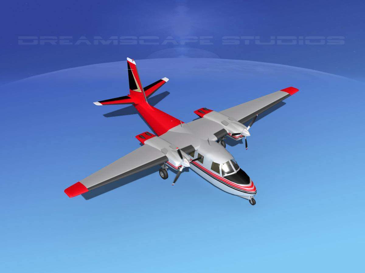 Rockwell Aero Commander 500 V01 - 3D Model by Dreamscape Studios