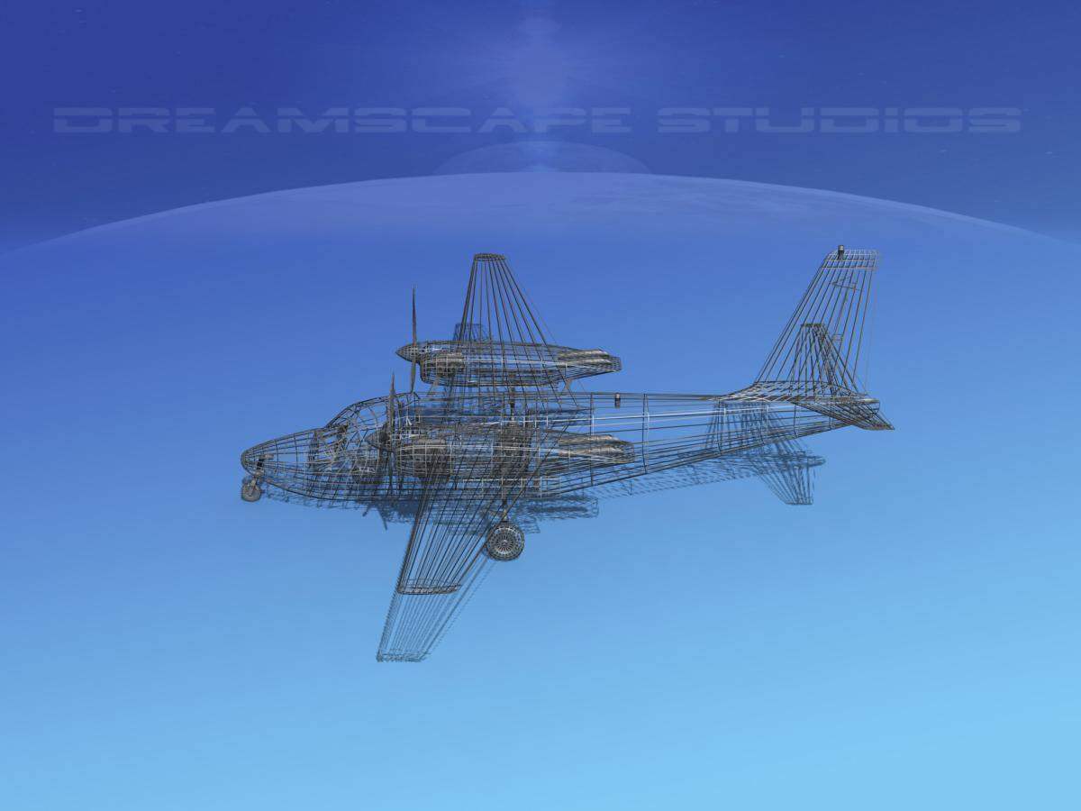 Rockwell Aero Commander 500 V01 - 3D Model by Dreamscape Studios