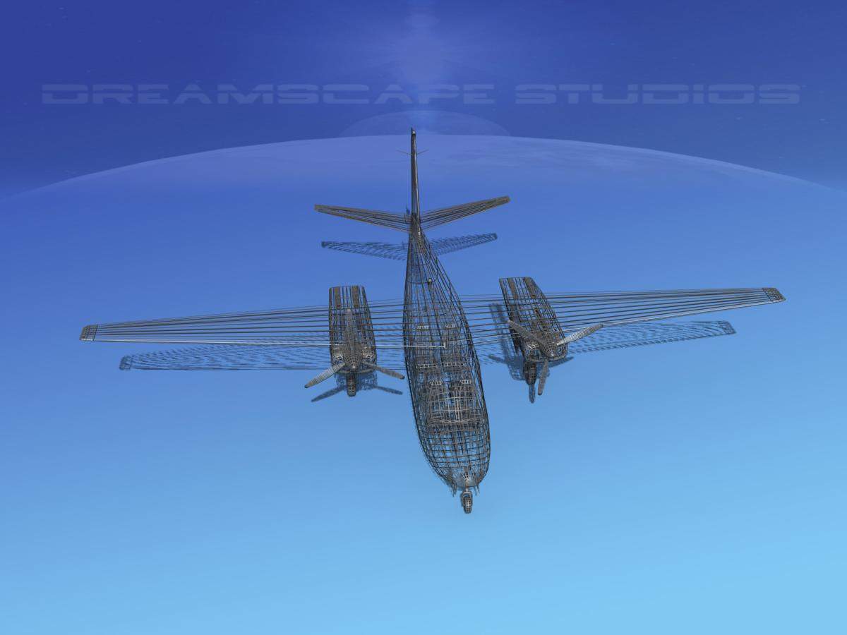 Rockwell Aero Commander 500 V01 - 3D Model by Dreamscape Studios