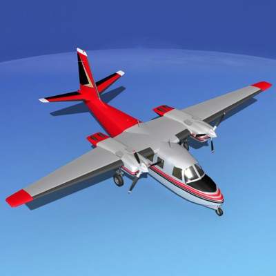 Rockwell Aero Commander 500 V01 - 3D Model by Dreamscape Studios