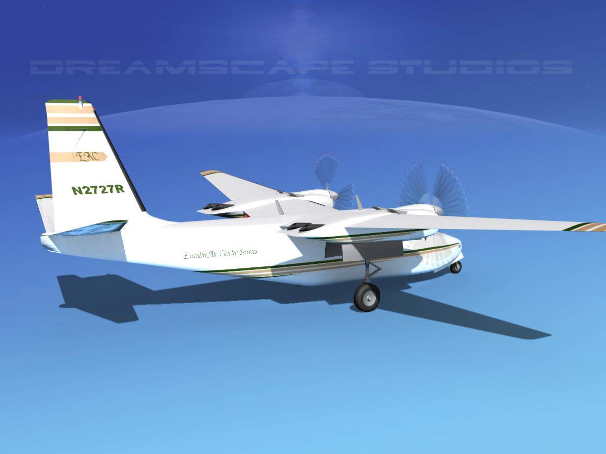 Rockwell Aero Commander 500 V04 - 3D Model by Dreamscape Studios