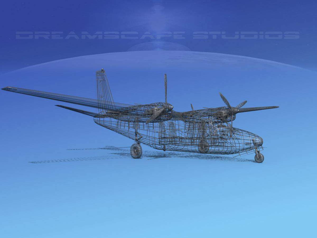 Rockwell Aero Commander 500 V04 - 3D Model by Dreamscape Studios