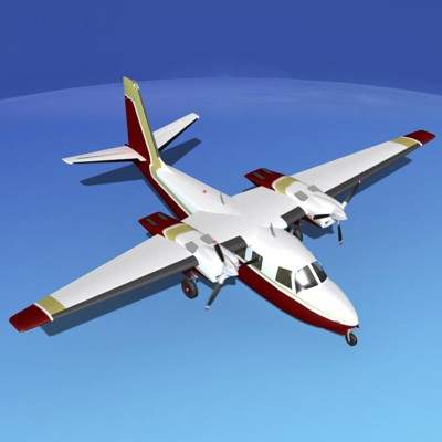 Rockwell Aero Commander 500 V05 - 3D Model by Dreamscape Studios