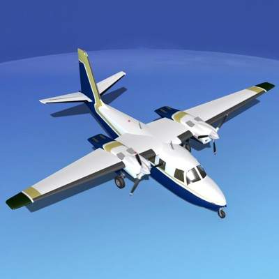 Rockwell Aero Commander 500 V10 - 3D Model by Dreamscape Studios