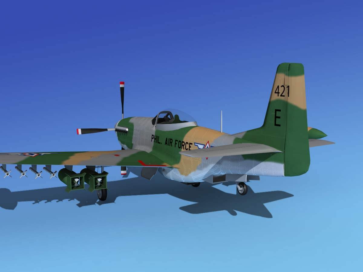 Rockwell Cavalier Mustang Phil AF - 3D Model by Dreamscape Studios