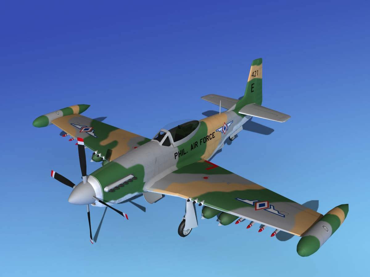 Rockwell Cavalier Mustang Phil AF - 3D Model by Dreamscape Studios