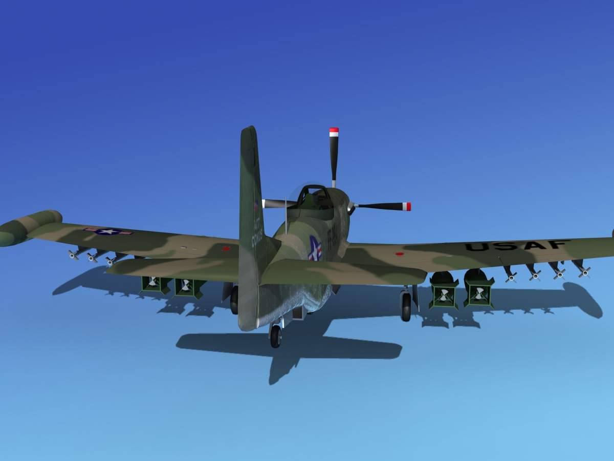 Rockwell Cavalier Mustang USAF V2 - 3D Model by Dreamscape Studios