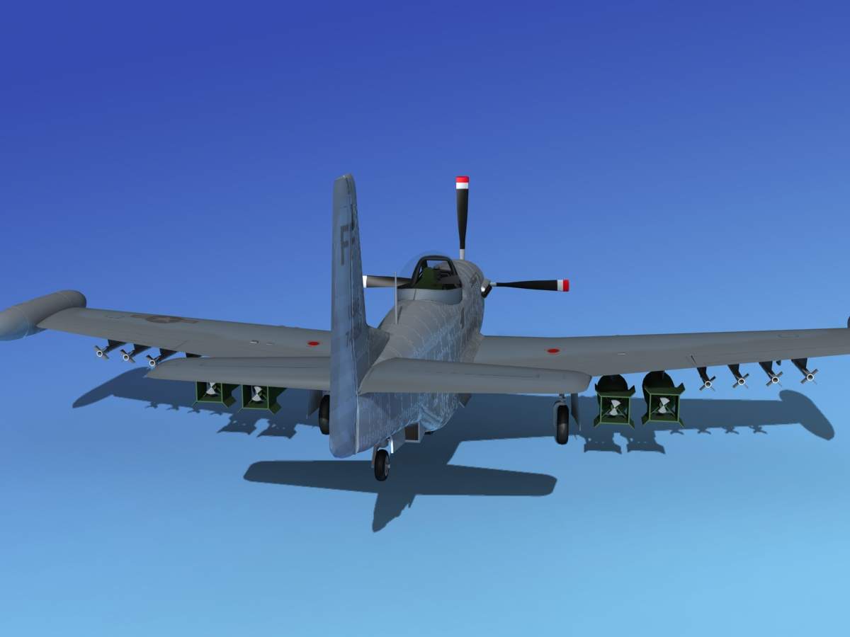 Rockwell Cavalier Mustang USAF V3 - 3D Model by Dreamscape Studios