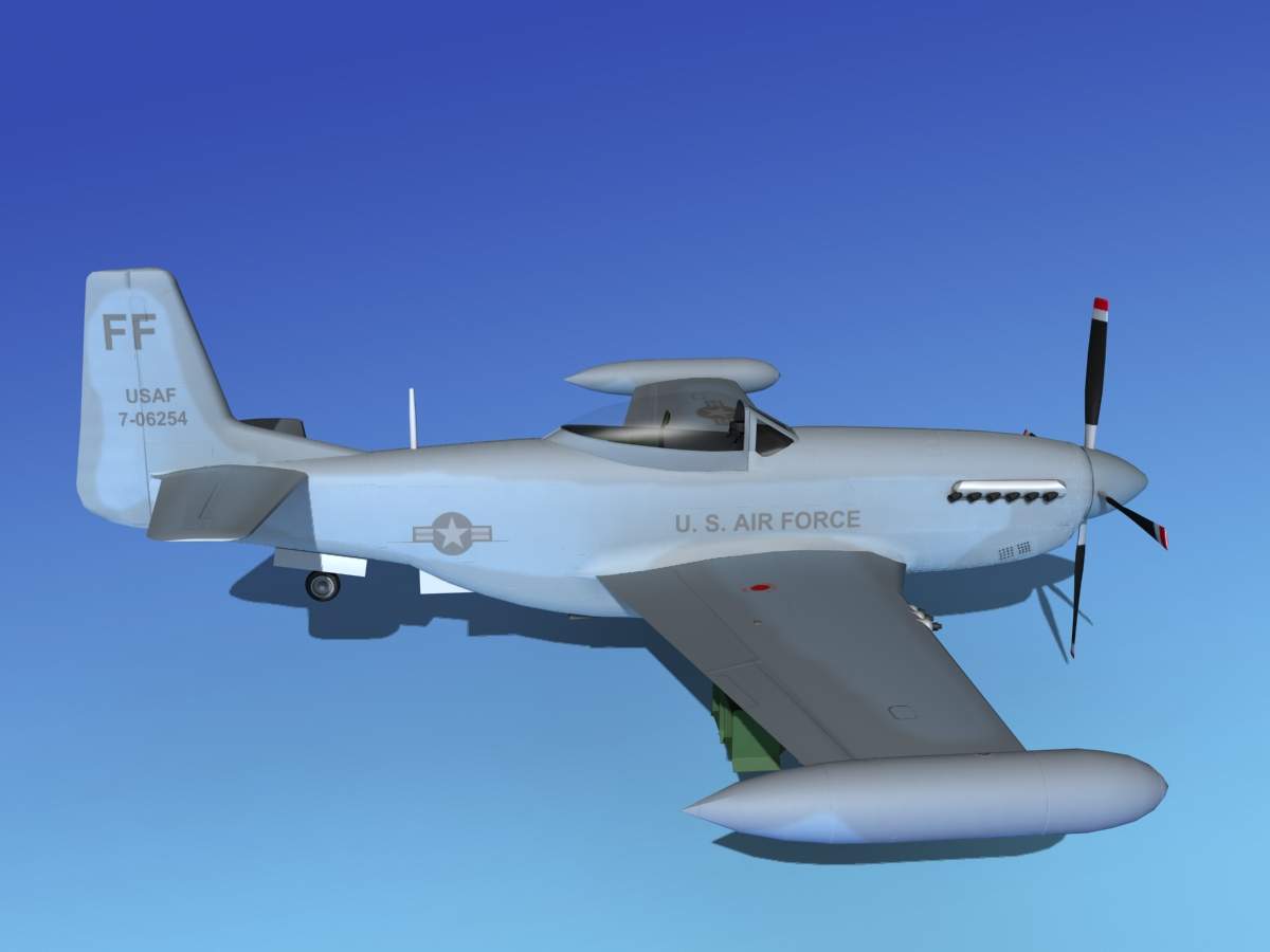 Rockwell Cavalier Mustang USAF V3 - 3D Model by Dreamscape Studios