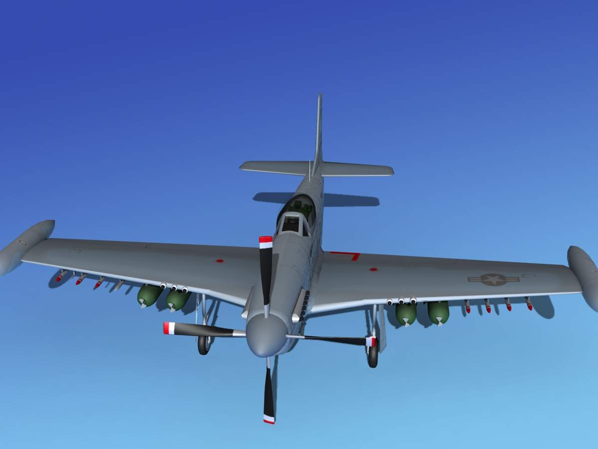 Rockwell Cavalier Mustang USAF V3 - 3D Model by Dreamscape Studios