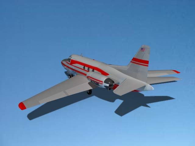 Rockwell Sabreliner 40 V01 - 3D Model by Dreamscape Studios