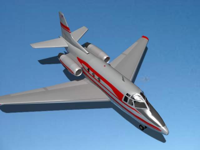 Rockwell Sabreliner 40 V01 - 3D Model by Dreamscape Studios