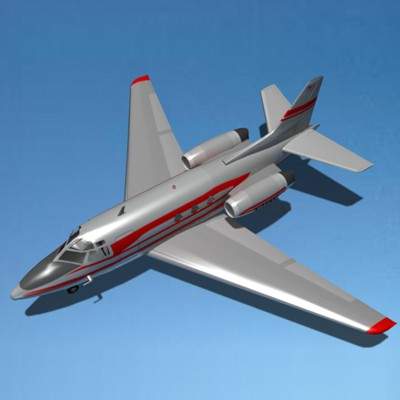 Rockwell Sabreliner 40 V01 - 3D Model by Dreamscape Studios