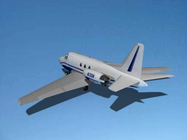 Rockwell Sabreliner 40 V02 - 3D Model by Dreamscape Studios