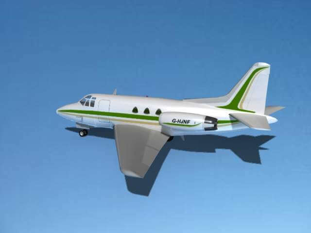 Rockwell Sabreliner 40 V04 - 3D Model by Dreamscape Studios