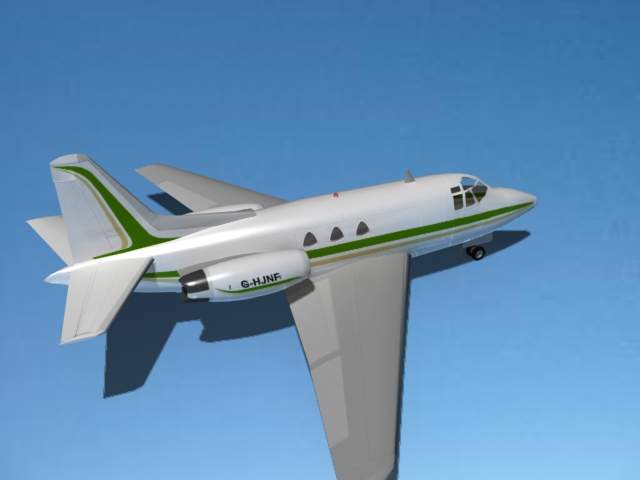 Rockwell Sabreliner 40 V04 - 3D Model by Dreamscape Studios