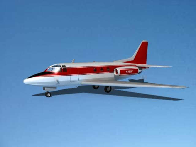 Rockwell Sabreliner 40 V05 - 3D Model by Dreamscape Studios