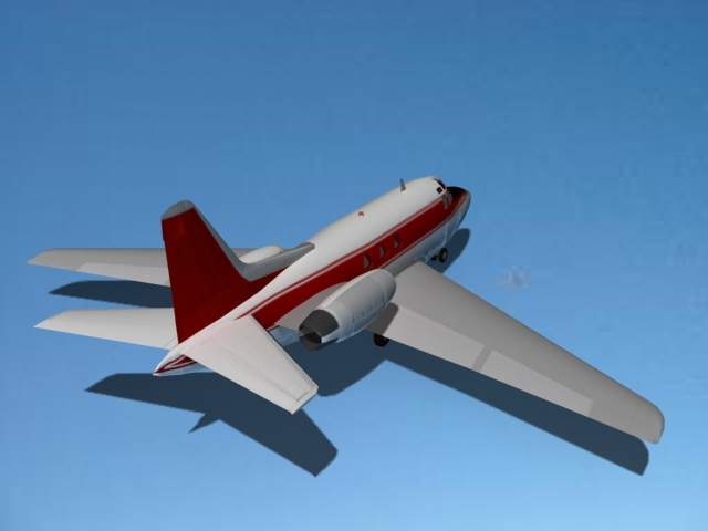 Rockwell Sabreliner 40 V05 - 3D Model by Dreamscape Studios