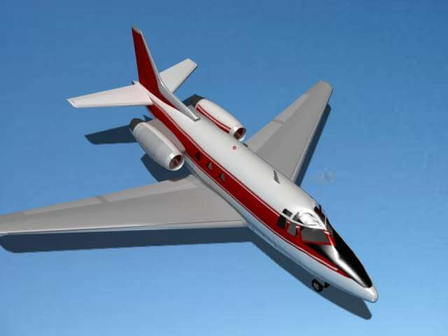 Rockwell Sabreliner 40 V05 - 3D Model by Dreamscape Studios
