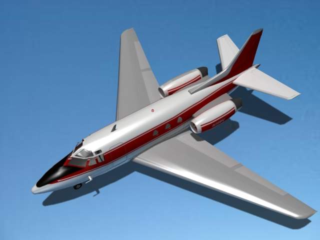 Rockwell Sabreliner 40 V05 - 3D Model by Dreamscape Studios