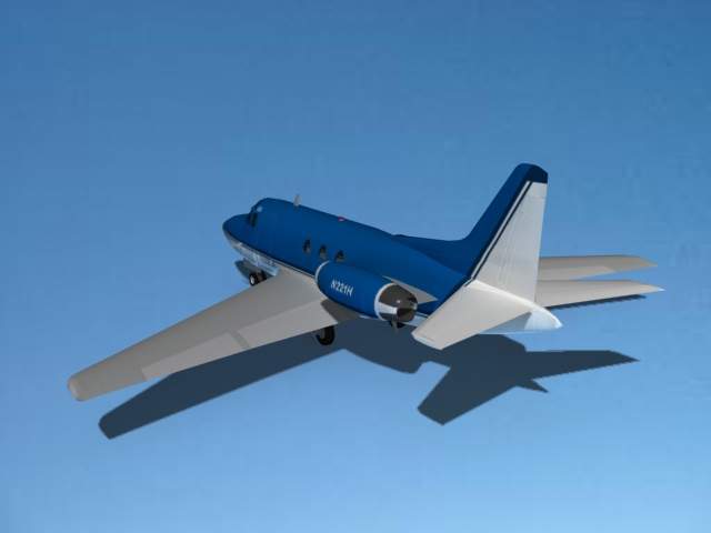 Rockwell Sabreliner 40 V06 - 3D Model by Dreamscape Studios