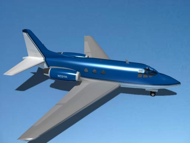 Rockwell Sabreliner 40 V06 - 3D Model by Dreamscape Studios
