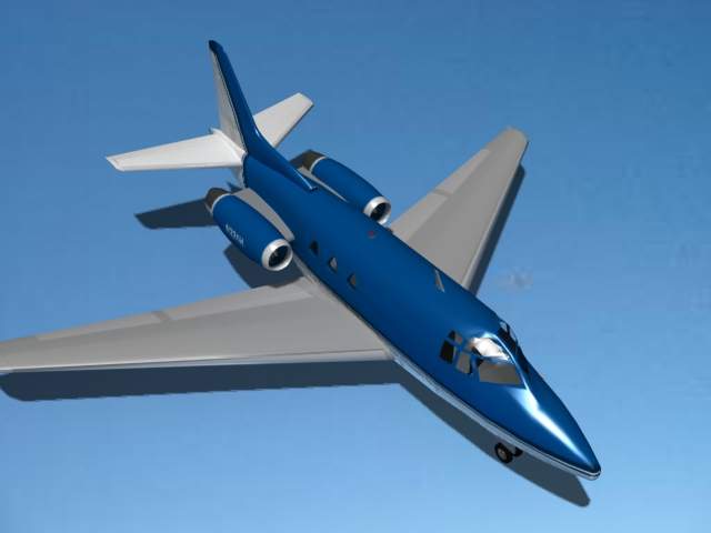 Rockwell Sabreliner 40 V06 - 3D Model by Dreamscape Studios