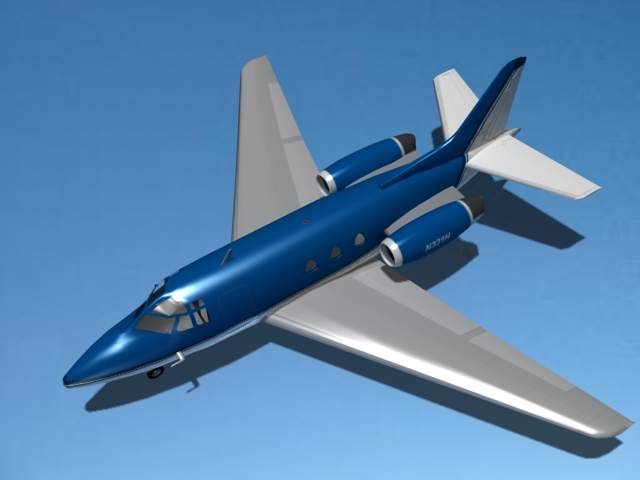 Rockwell Sabreliner 40 V06 - 3D Model by Dreamscape Studios