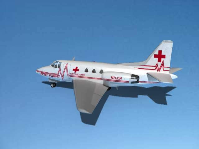 Rockwell Sabreliner 40 V07 - 3D Model by Dreamscape Studios