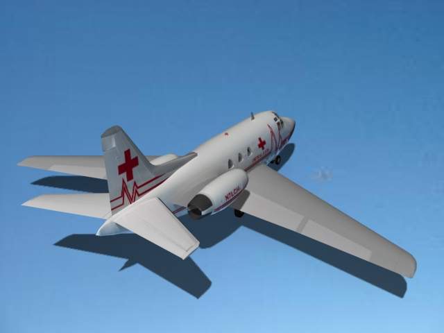 Rockwell Sabreliner 40 V07 - 3D Model by Dreamscape Studios