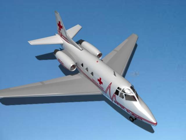 Rockwell Sabreliner 40 V07 - 3D Model by Dreamscape Studios