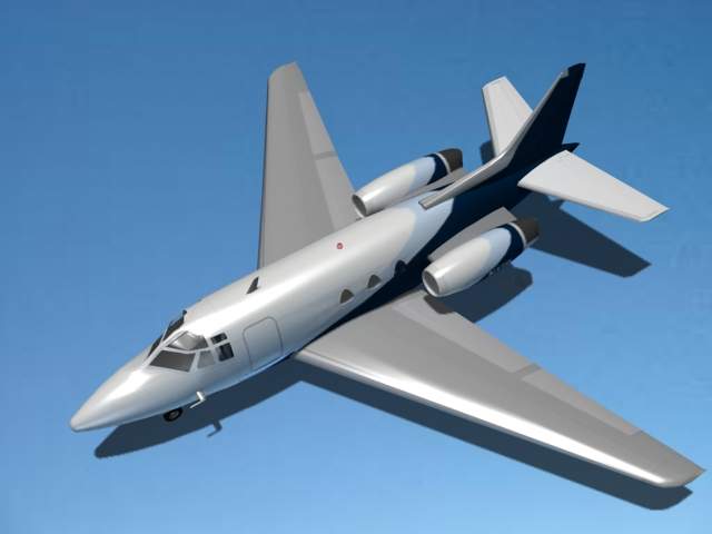 Rockwell Sabreliner 40 V08 - 3D Model by Dreamscape Studios