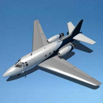 Rockwell Sabreliner 40 V08 - 3D Model by Dreamscape Studios