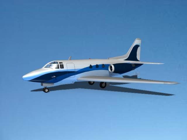 Rockwell Sabreliner 40 V09 - 3D Model by Dreamscape Studios