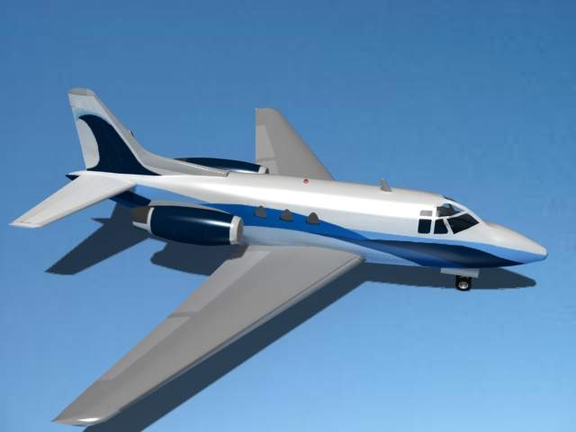 Rockwell Sabreliner 40 V09 - 3D Model by Dreamscape Studios
