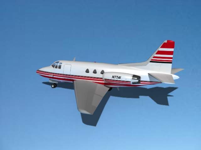 Rockwell Sabreliner 40 V10 - 3D Model by Dreamscape Studios