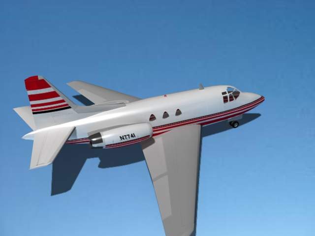 Rockwell Sabreliner 40 V10 - 3D Model by Dreamscape Studios