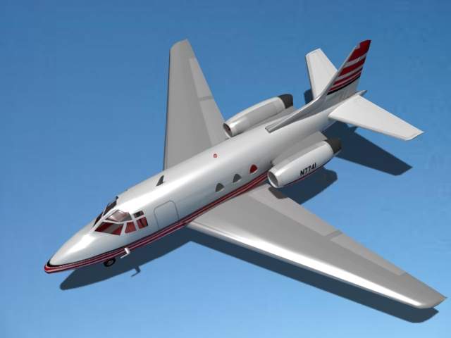 Rockwell Sabreliner 40 V10 - 3D Model by Dreamscape Studios