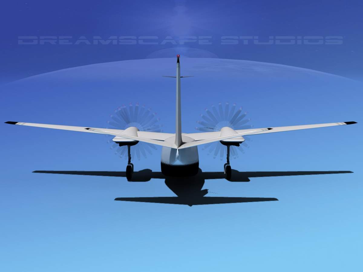 Rockwell Turbo Commander 690 V10 - 3D Model by Dreamscape Studios