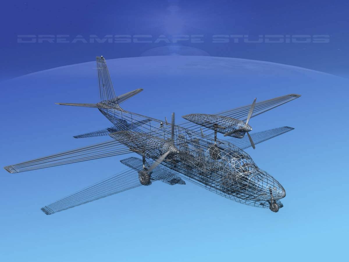 Rockwell Turbo Commander 690 V11 - 3D Model by Dreamscape Studios