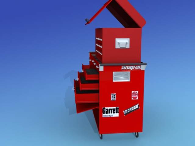 Rollaway Tool Box - 3D Model by Dreamscape Studios