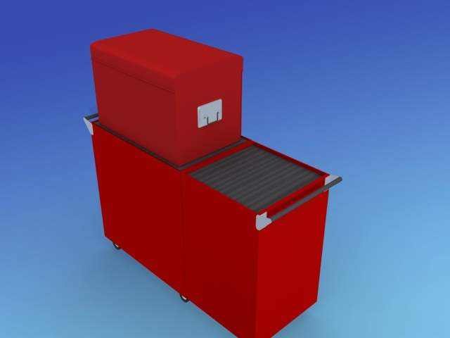 Rollaway Tool Box - 3D Model by Dreamscape Studios