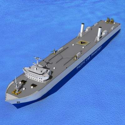 RORO Cargo Ship V01 - 3D Model by Dreamscape Studios