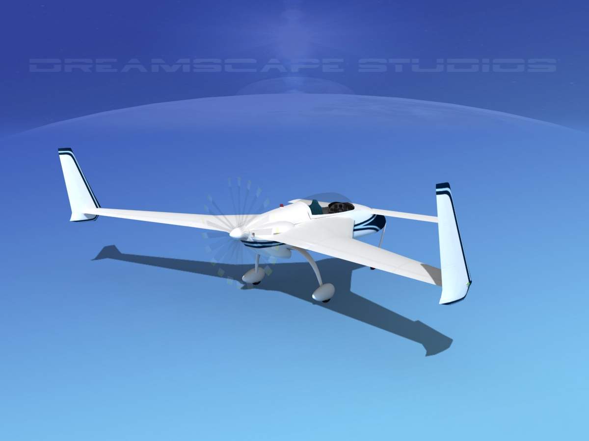 Rutan VariEze V08 - 3D Model by Dreamscape Studios