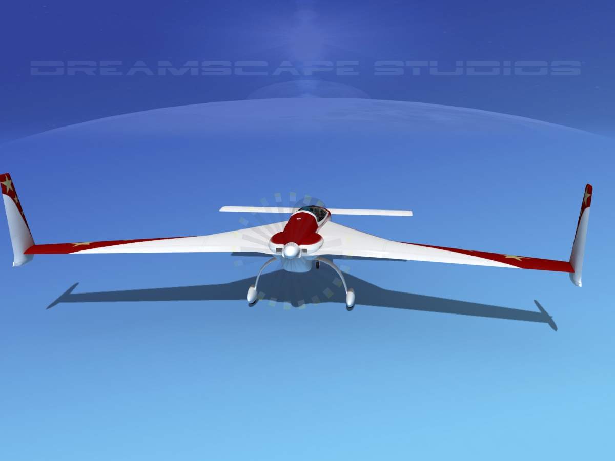 Rutan VariEze V11 - 3D Model by Dreamscape Studios