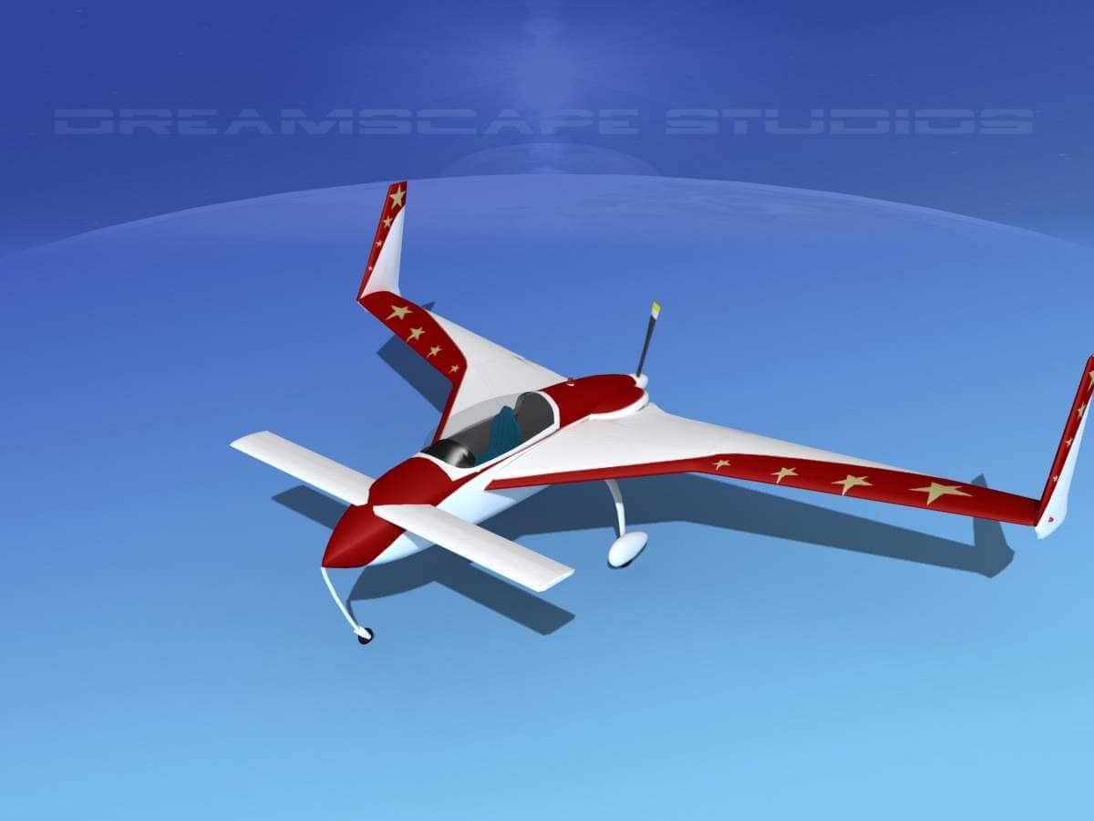 Rutan VariEze V11 - 3D Model by Dreamscape Studios