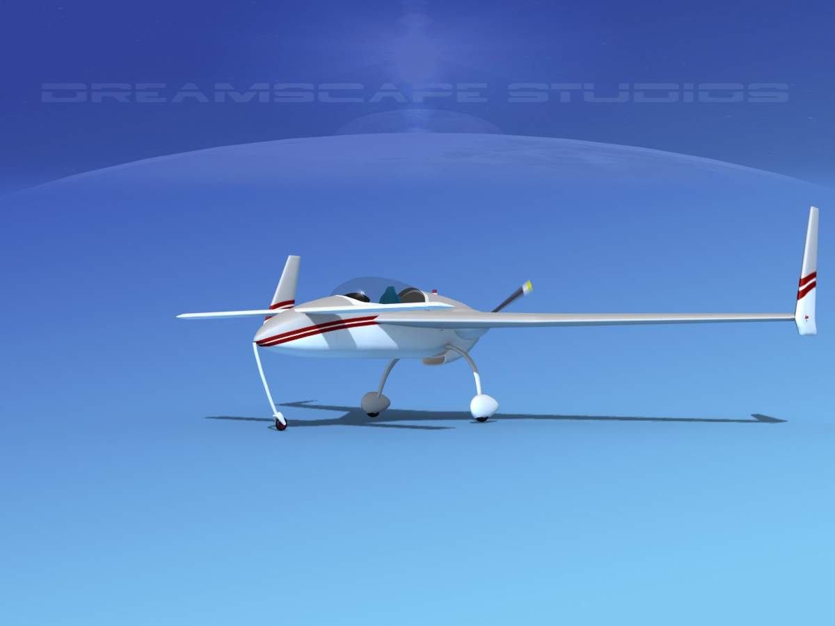 Rutan VariEze V15 - 3D Model by Dreamscape Studios