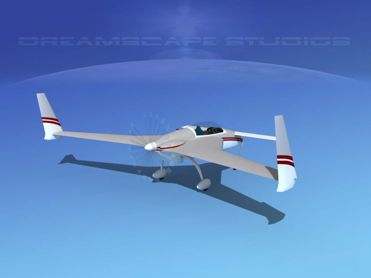 Rutan VariEze V15 - 3D Model by Dreamscape Studios